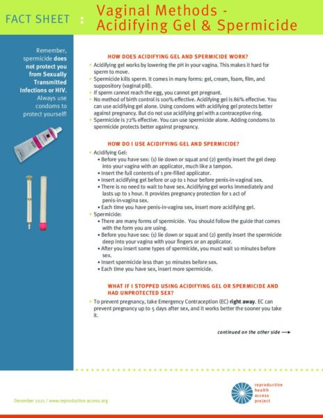 Reproductive Health Access Project 2021 04 English Factsheet