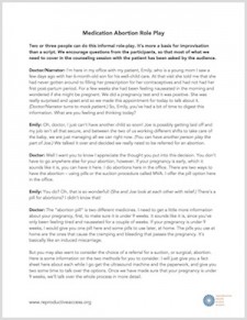 Reproductive Health Access Project | Role-play Script for Teaching ...