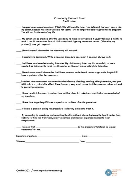 Reproductive Health Access Project | vasectomy_consent_form ... Reproductive Health Access Project | vasectomy_consent_form ...