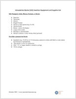 Reproductive Health Access Project | IUD Insertion and Removal Equipment and Supplies List