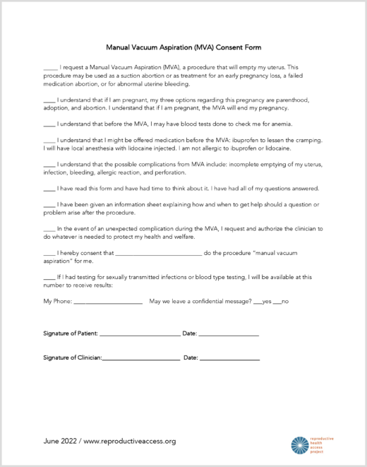 Reproductive Health Access Project | 2022-06 MVA Consent Form English ...