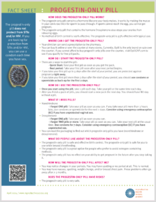 Reproductive Health Access Project | Progestin-Only Pill User Guide ...