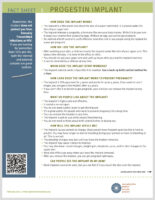 Reproductive Health Access Project | Progestin Implant User Guide