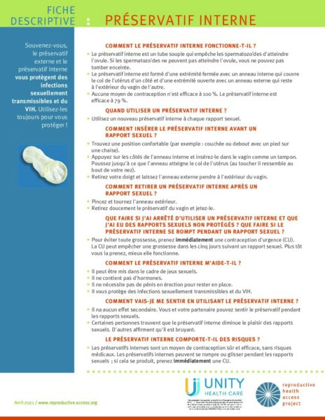 Reproductive Health Access Project | factsheet_condom_fre-FR ...