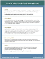 Reproductive Health Access Project | How to Switch Birth Control ...