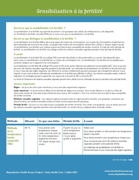 Reproductive Health Access Project | 2021-06-Fertility Awareness_fre-FR ...