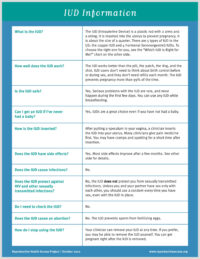 Reproductive Health Access Project | IUD Fact Sheet