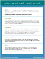 Reproductive Health Access Project | How to Switch Birth Control ...