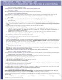 Reproductive Health Access Project | Early Pregnancy Loss (Miscarriage ...